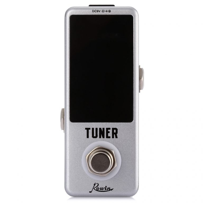 ROWIN LT – 910 LCD Screen Chromatic Guitar Pedal Tuner True Bypass ...