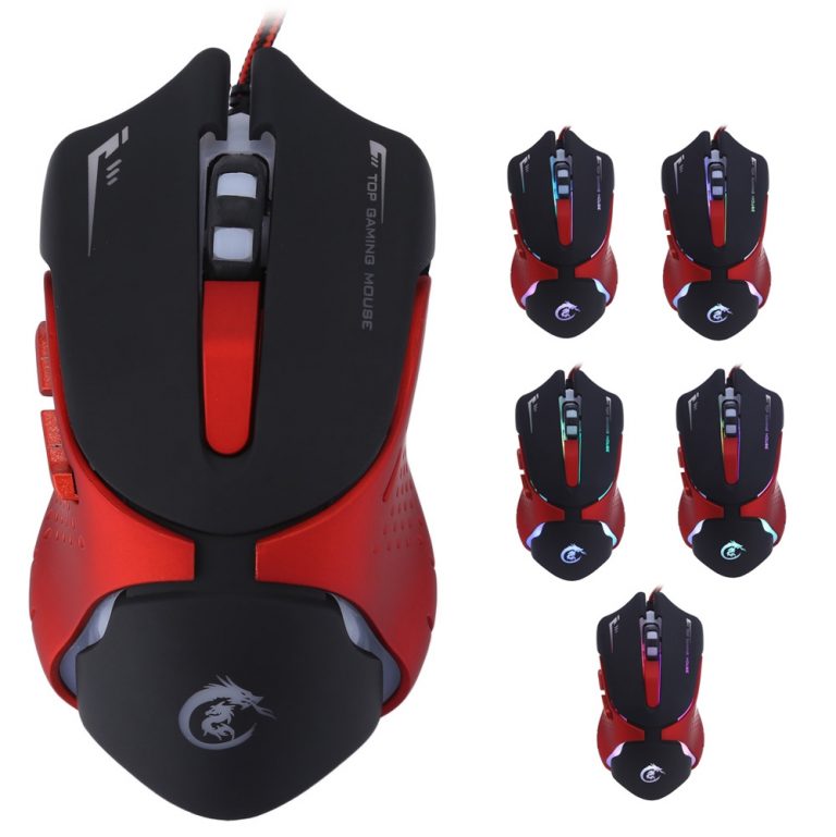 A903 3200 DPI 6D Professional USB Wired Pro Gaming Mouse (RED) – Yoibo