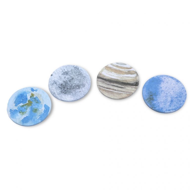 Science Fiction Planet Post-it Sticker Notes (COLORMIX SATURN) – Yoibo