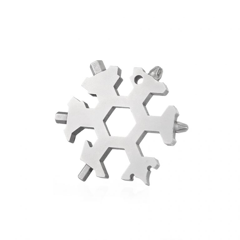 Creative 19-in-1 Snowflake Shape Multifunctional Tool Gadget (PLATINUM ...